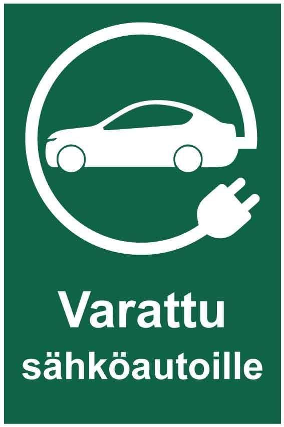Varattu sähköautoille | Turvamerkki.fi